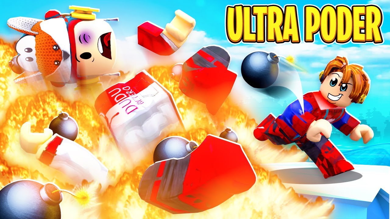 Usei o ULTRA PODER pra Jogar o DUDU pra longe no Roblox💪 - YouTube