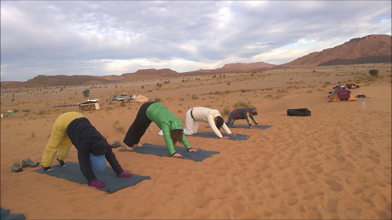 Desert Yoga Adventure Wellness - YouTube