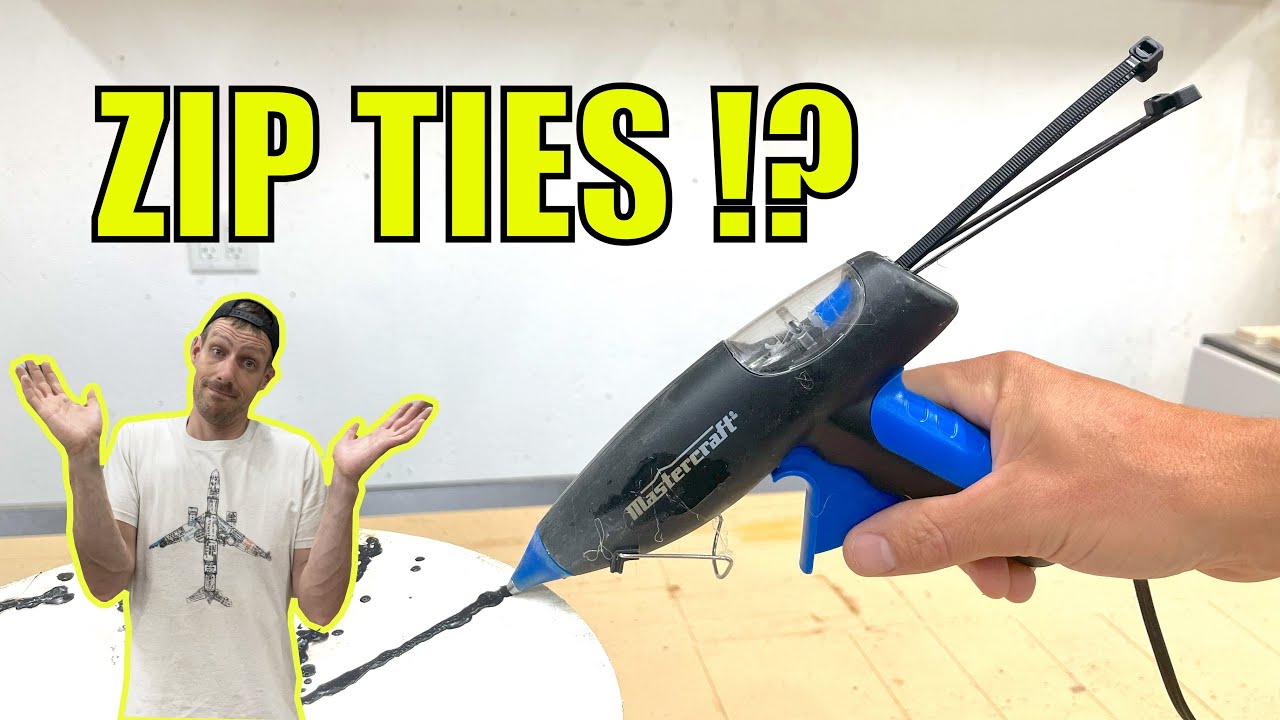 Plastic Welding With Zip Ties In A Hot Glue Gun - Will It Work? - YouTube