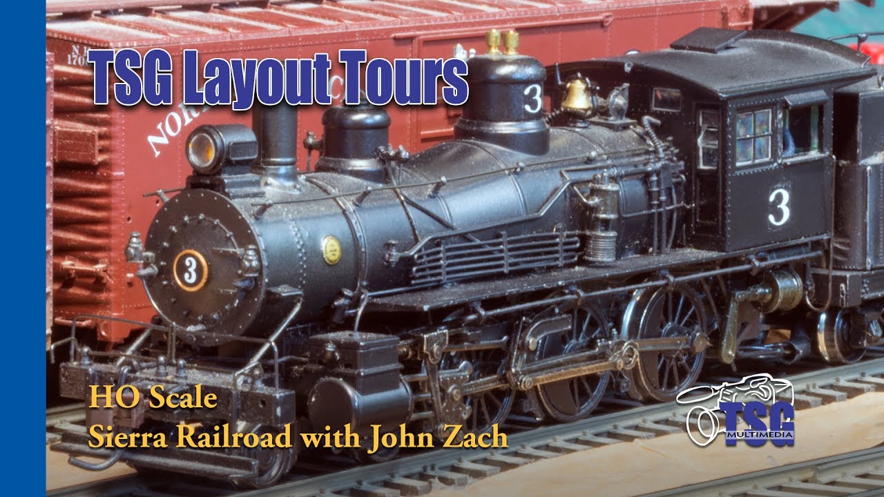 HO Scale DCC Layout Tour Sierra Railroad '55 with John Zach - YouTube