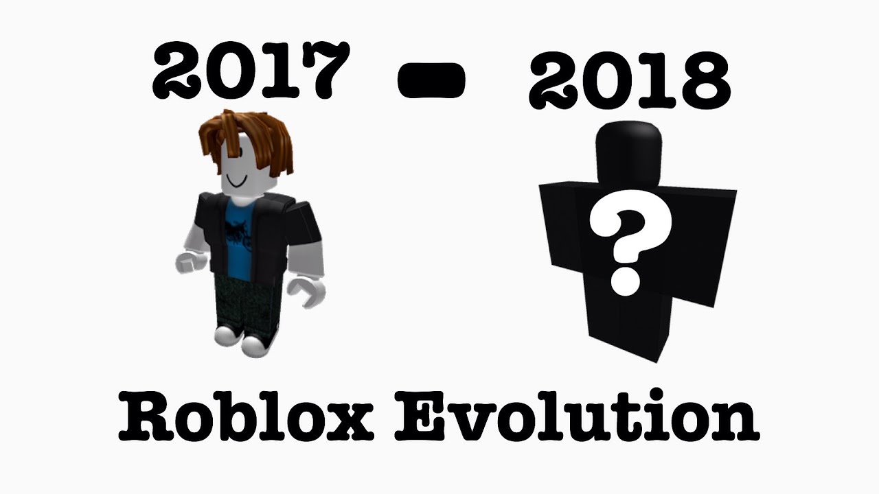 2017-2018 Roblox Character Evolution - YouTube