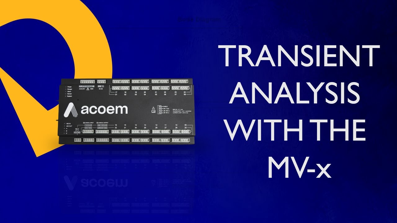 Perform a transient analysis with the ACOEM MV-x - YouTube