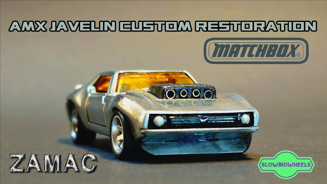 AMX Javelin Matchbox Custom ZAMAC Restoration - YouTube