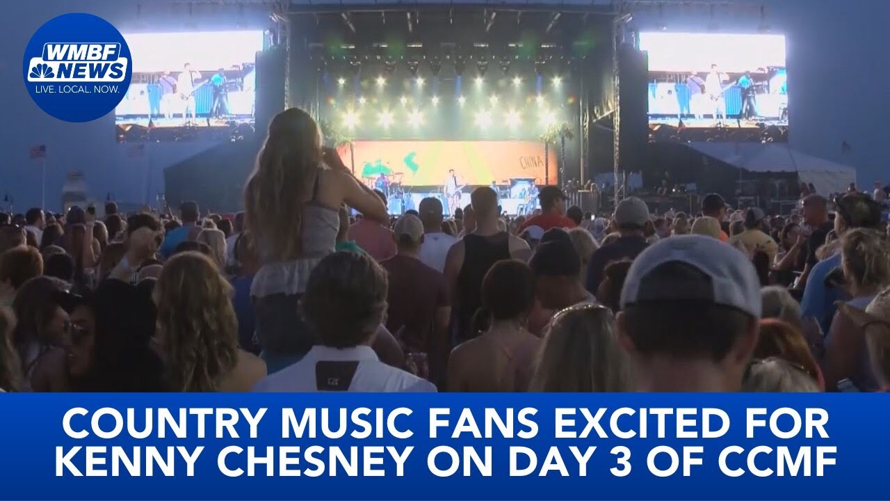 Country music fans excited for Kenny Chesney on Day 3 of CCMF - YouTube