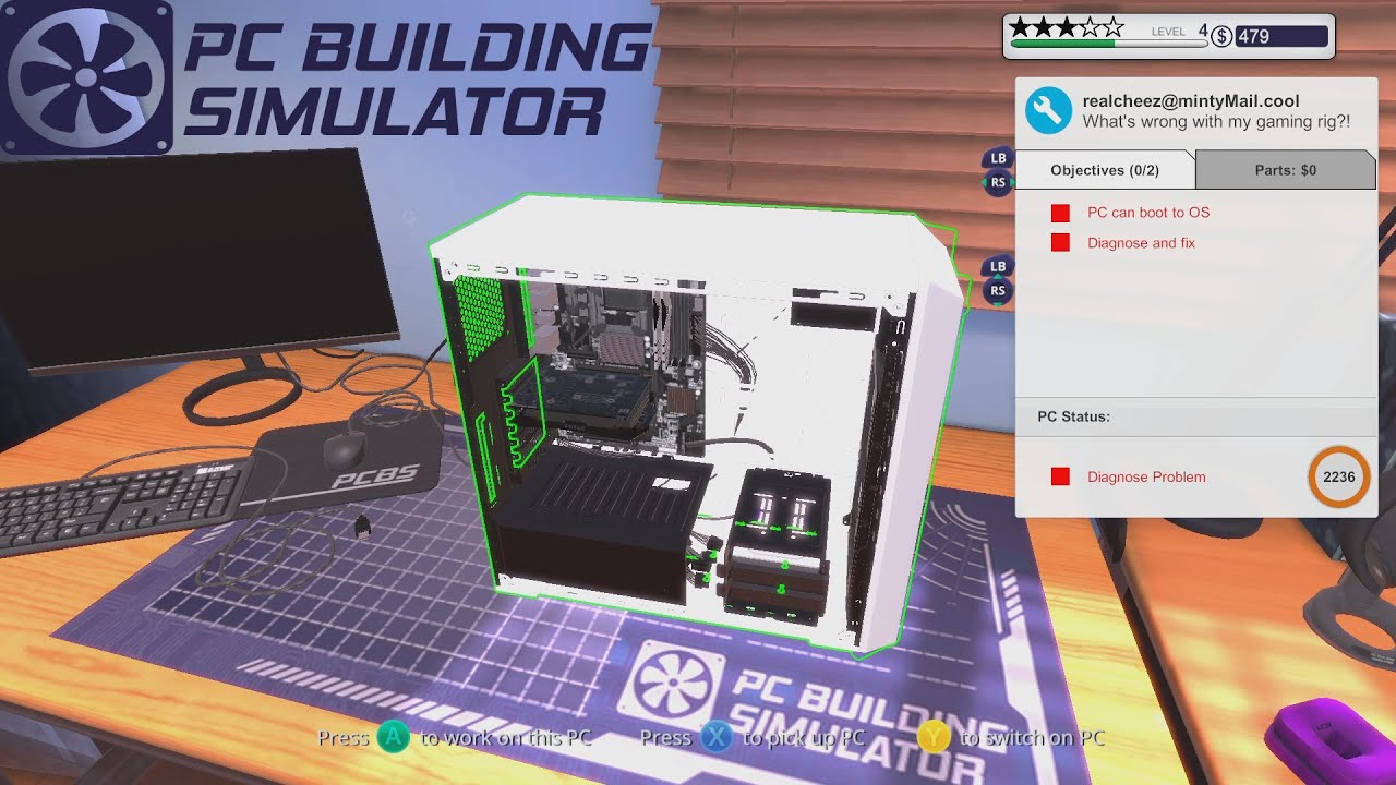 DIAGNOSTICA E SOSTITUZIONE CPU ROTTA - PC BUILDING SIMULATOR ITA #05 ...