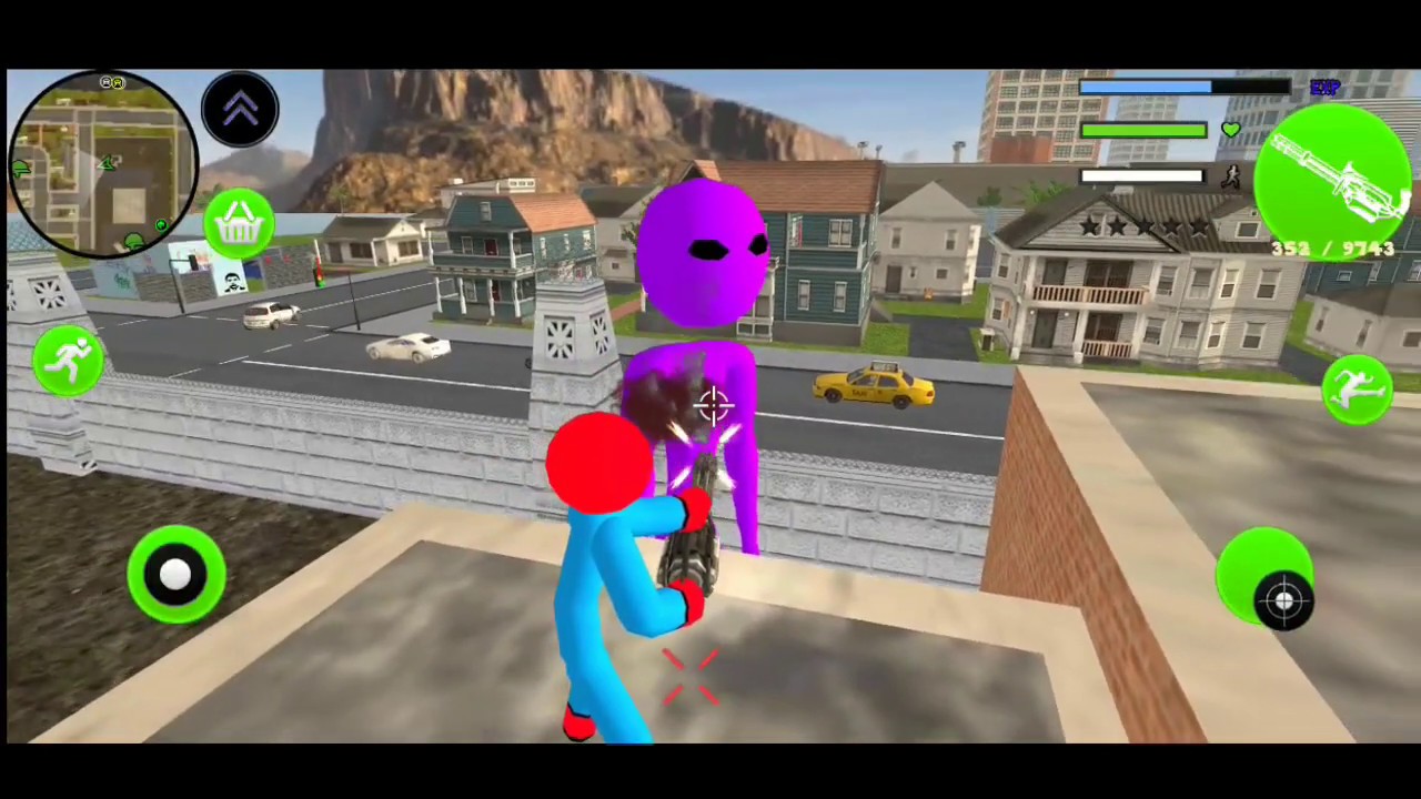 Stickman Rope Hero ~ Stickman Spider Rope Hero -Kill Giant Stickman ...