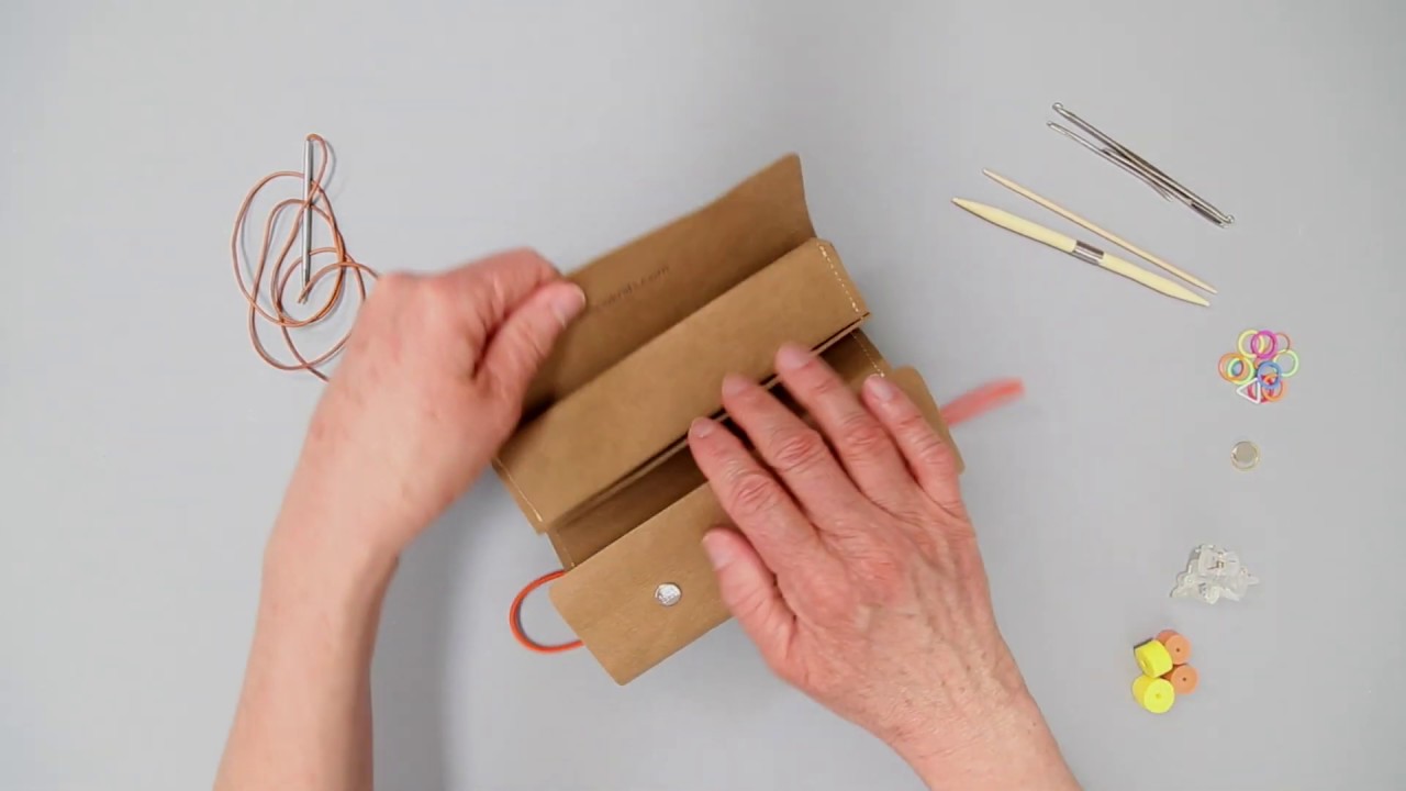 How to fill your Cocoknits Accessory Roll with knitting tools - YouTube