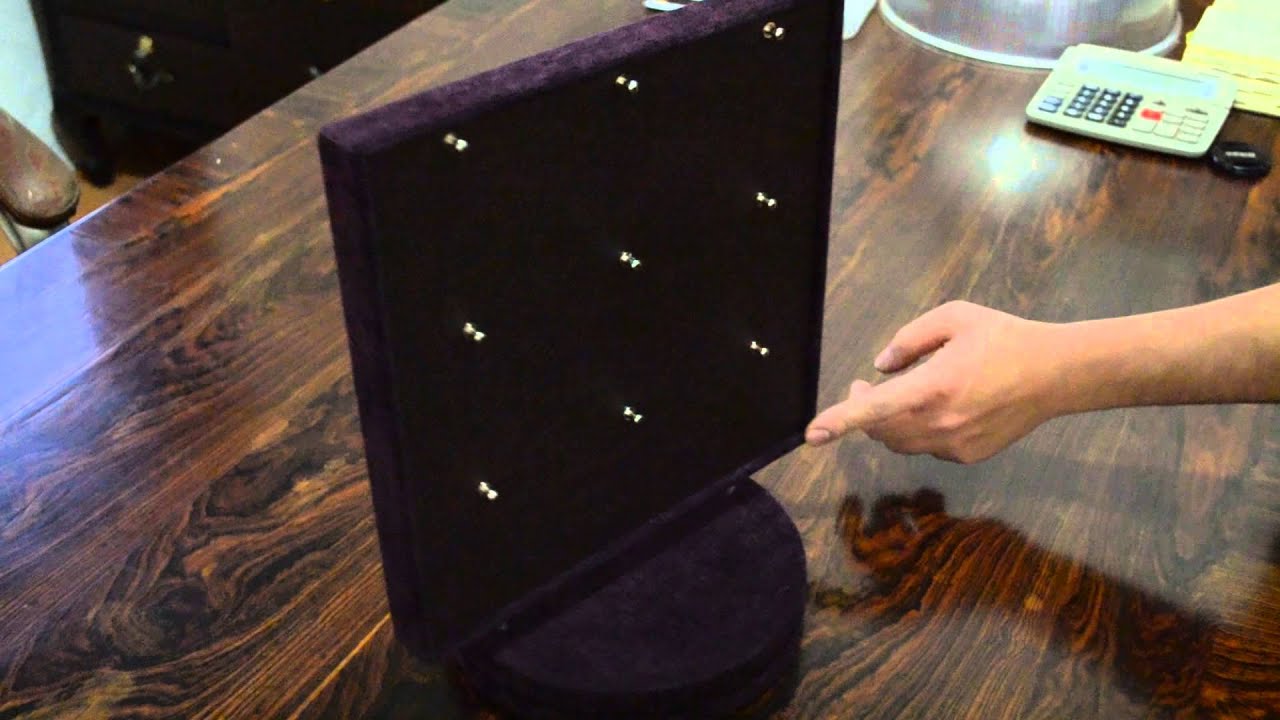 Exhibidor para llaveros giratorio - YouTube