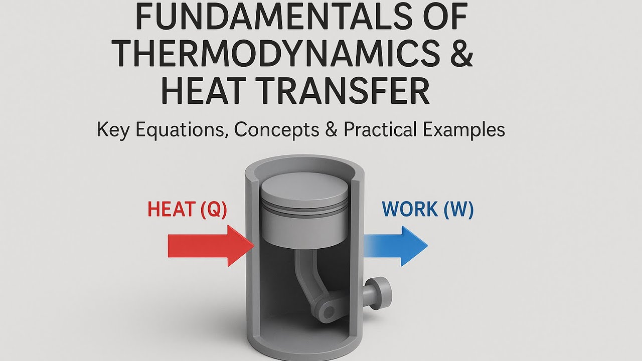 🔥 Thermodynamics & Heat Transfer Made Easy | Simple Formulas & Real ...