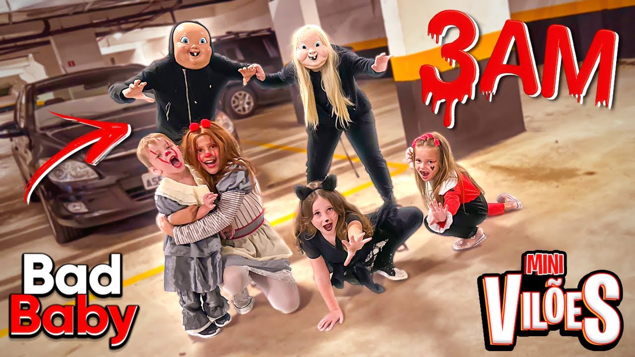 O BAD BABY E A BAD BABY MENINA ATACARAM OS FILHOS DOS VILÕES AS 3:00 ...