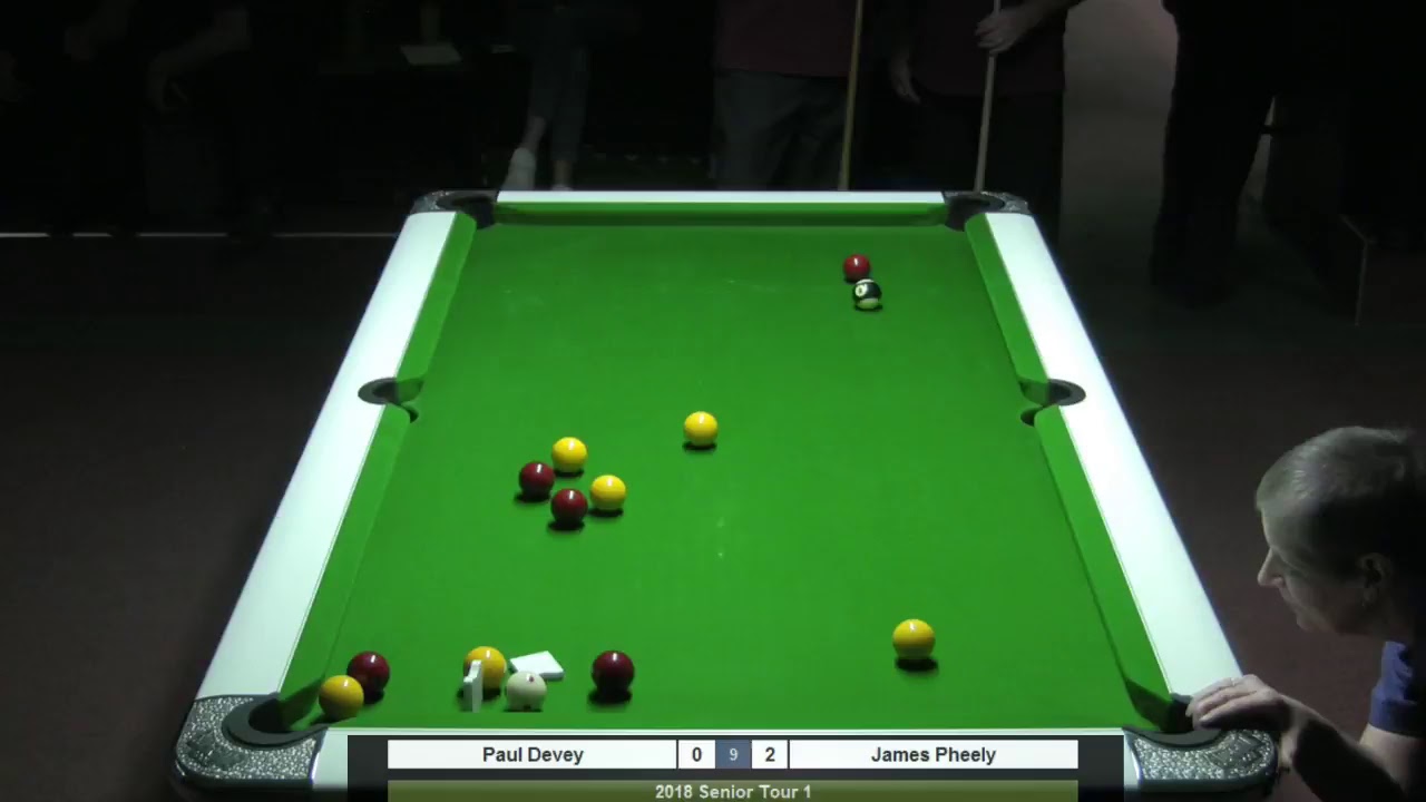 2018 Senior Tour Round 1 - Paul Devey vs James Pheely - YouTube