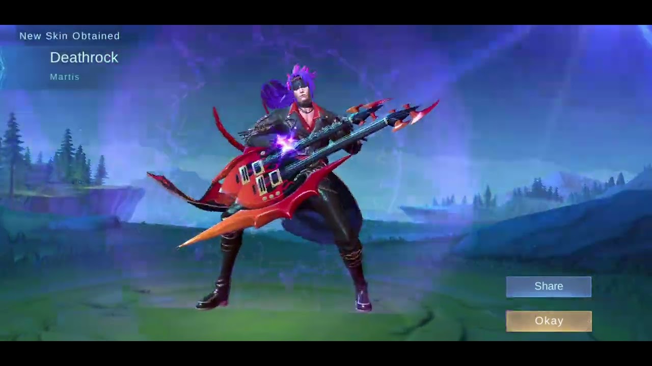 Skin Martis Deathrock Gratis Mobile Legends Bang Bang - YouTube