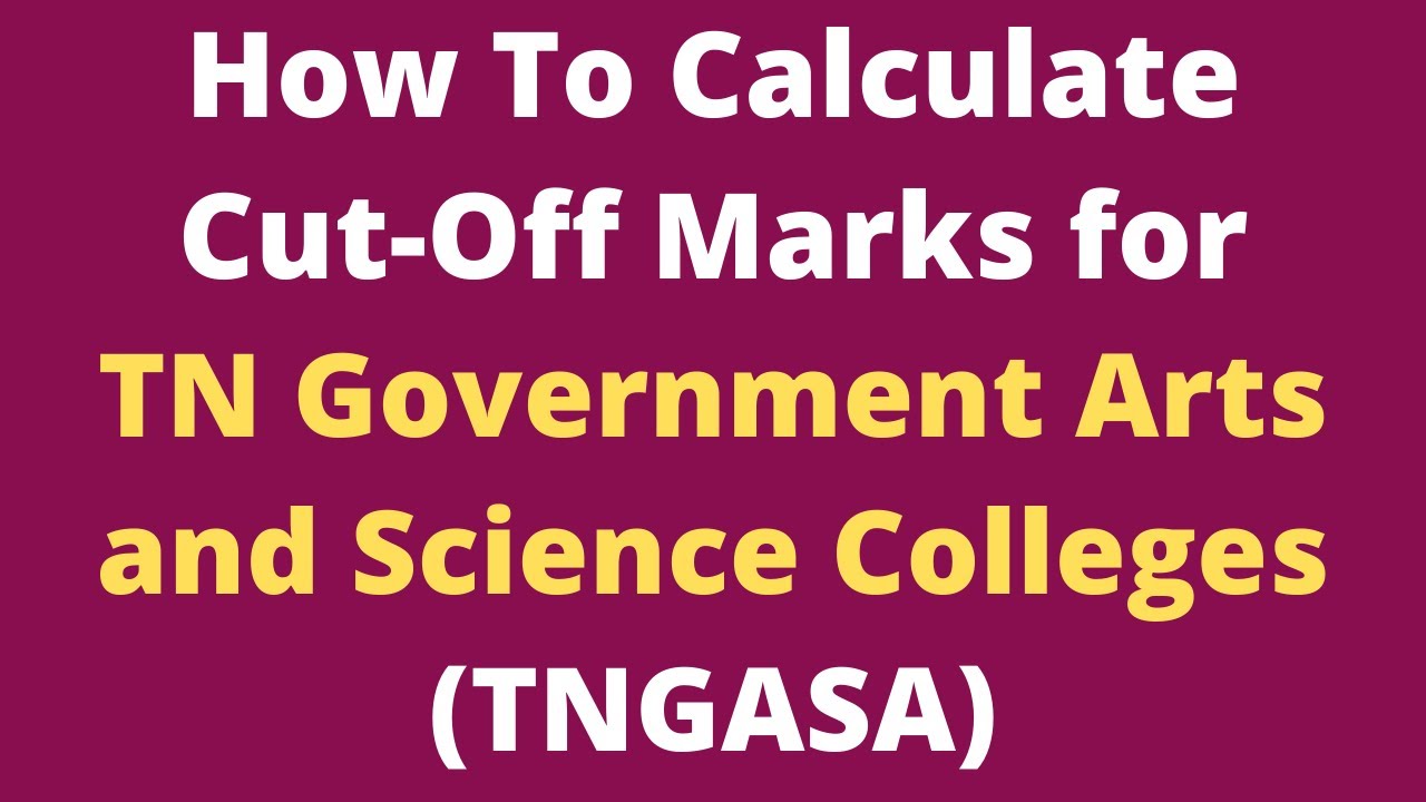 How To Calculate Cut Off Mark For Govt Arts College Admission Simple how-to-calculate-cut-off-mark-for-govt-arts-college-admission-simple