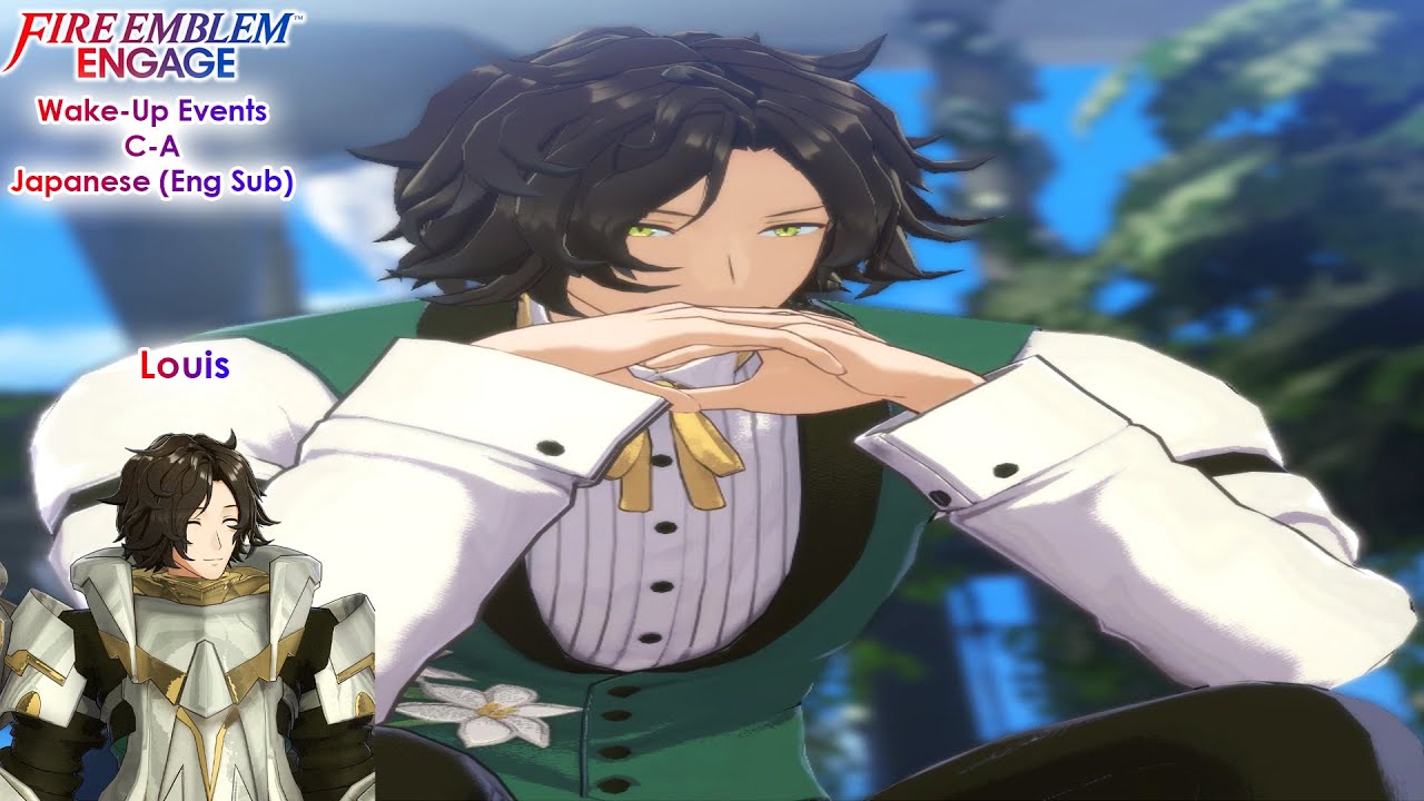 Fire Emblem Engage- Louis Wake Up Events Japanese (HD) - YouTube