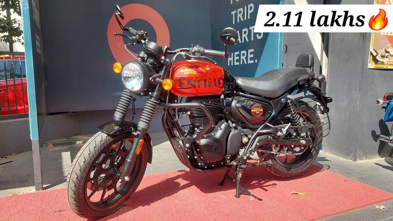Royal Enfield Hunter 350 || Full Walkaround Video || Hunter 350 Rebel ...
