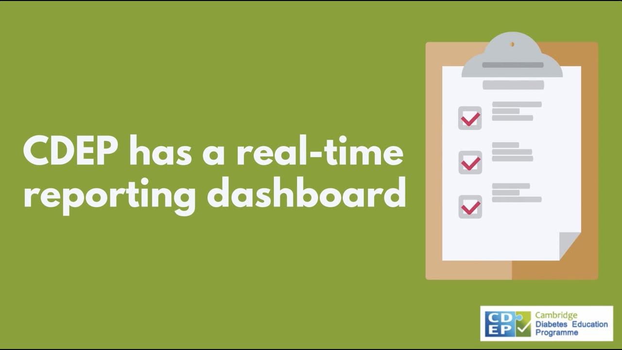 CDEP's Reporting Dashboard - YouTube