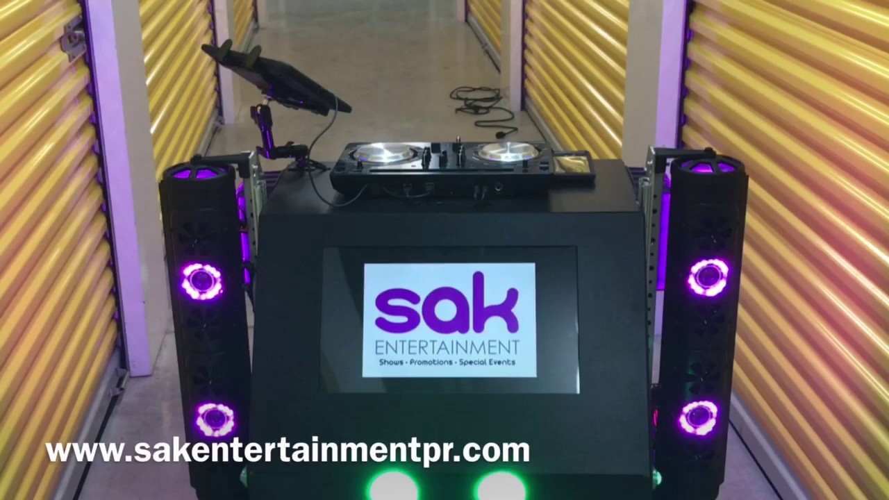 Sak Entertainment Puerto Rico - Robo DJ Booth - YouTube