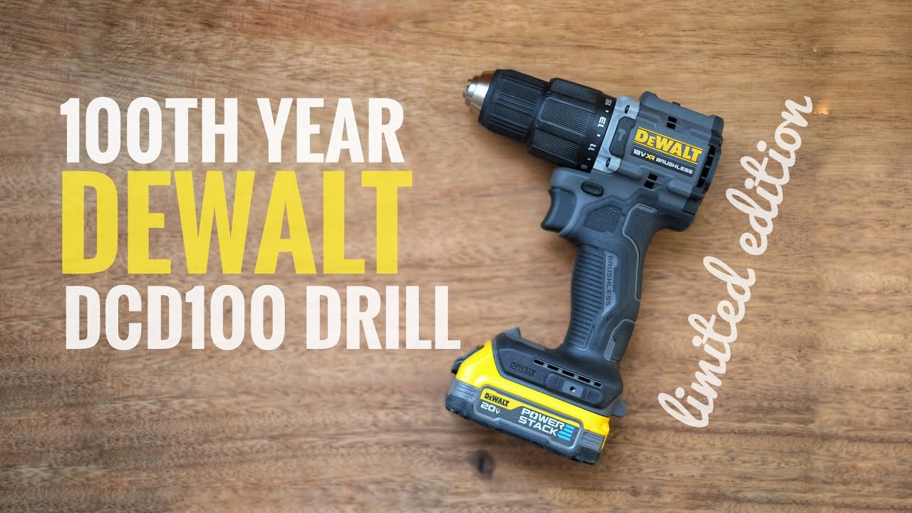 ลองใช้สว่าน 100 ปี Dewalt, DCD100 - YouTube