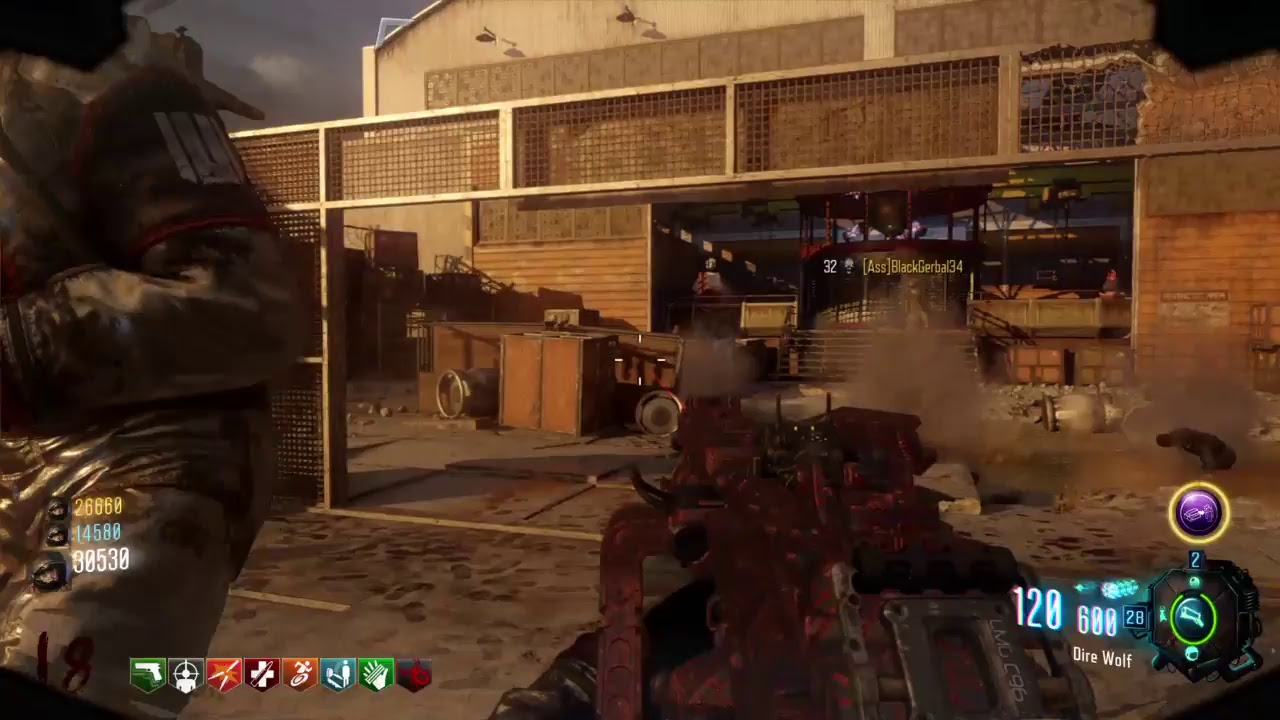 Zombies chronicles moon teleported behind excavator - YouTube