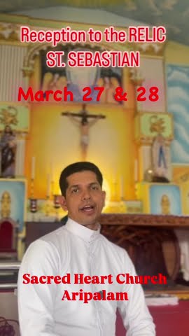 Reception to the Relic of St. Sebastian #frdiasantony #relic # ...