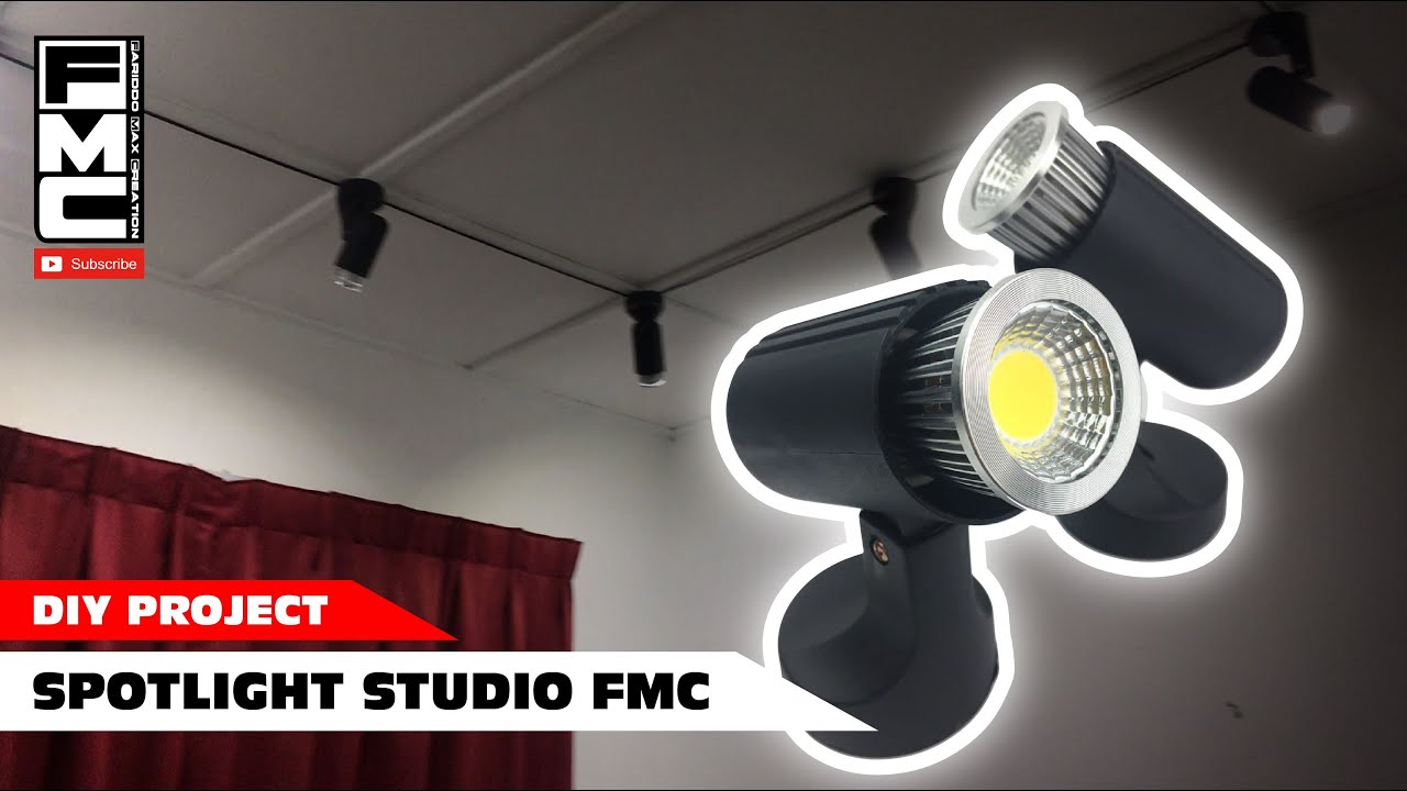 #021 - DIY PROJECT - Cara Mudah Pasang Lampu Spotlight - YouTube