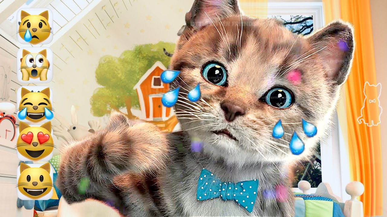 ANIMATED CUTE LITTLE KITTY ADVENTURES 😸 | CUTE LITTLE KITTEN Cat Play ...