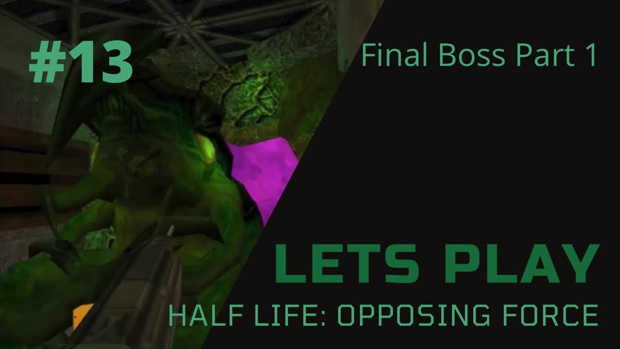 Lets Play Half Life: Opposing Force #13 - Final Boss Part 1 - YouTube