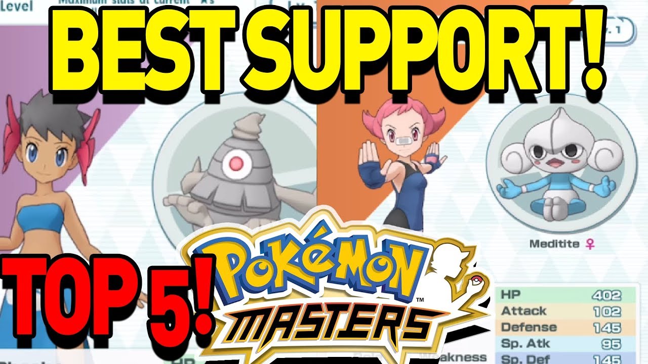 Top 5 BEST SUPPORT SYNC PAIRS in Pokemon Masters! - YouTube