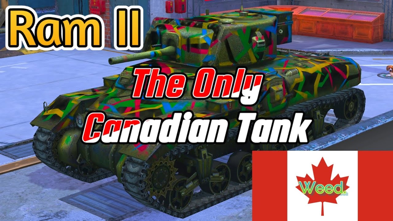 Ram II - Tier 5 CANADIAN Tank (Only One), 2 K Damage, Lagoon - WoT ...