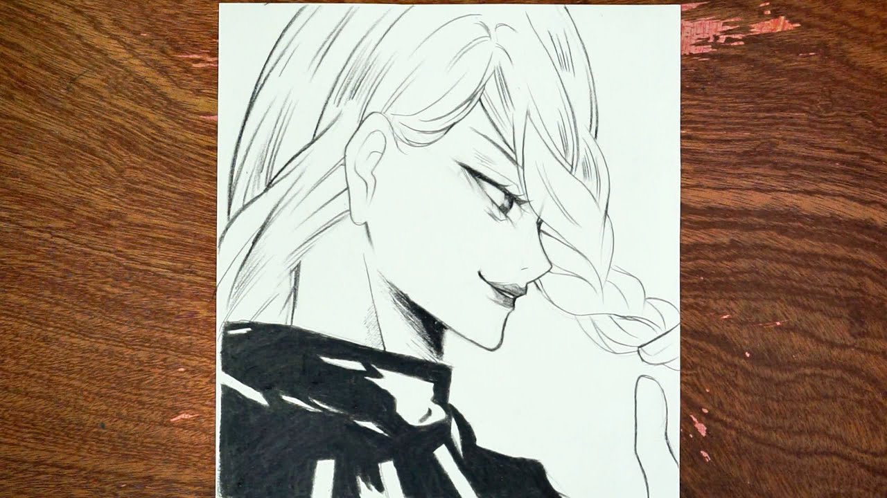 How to Draw Mei Mei: Easy Anime Pencil Art Tutorial - YouTube