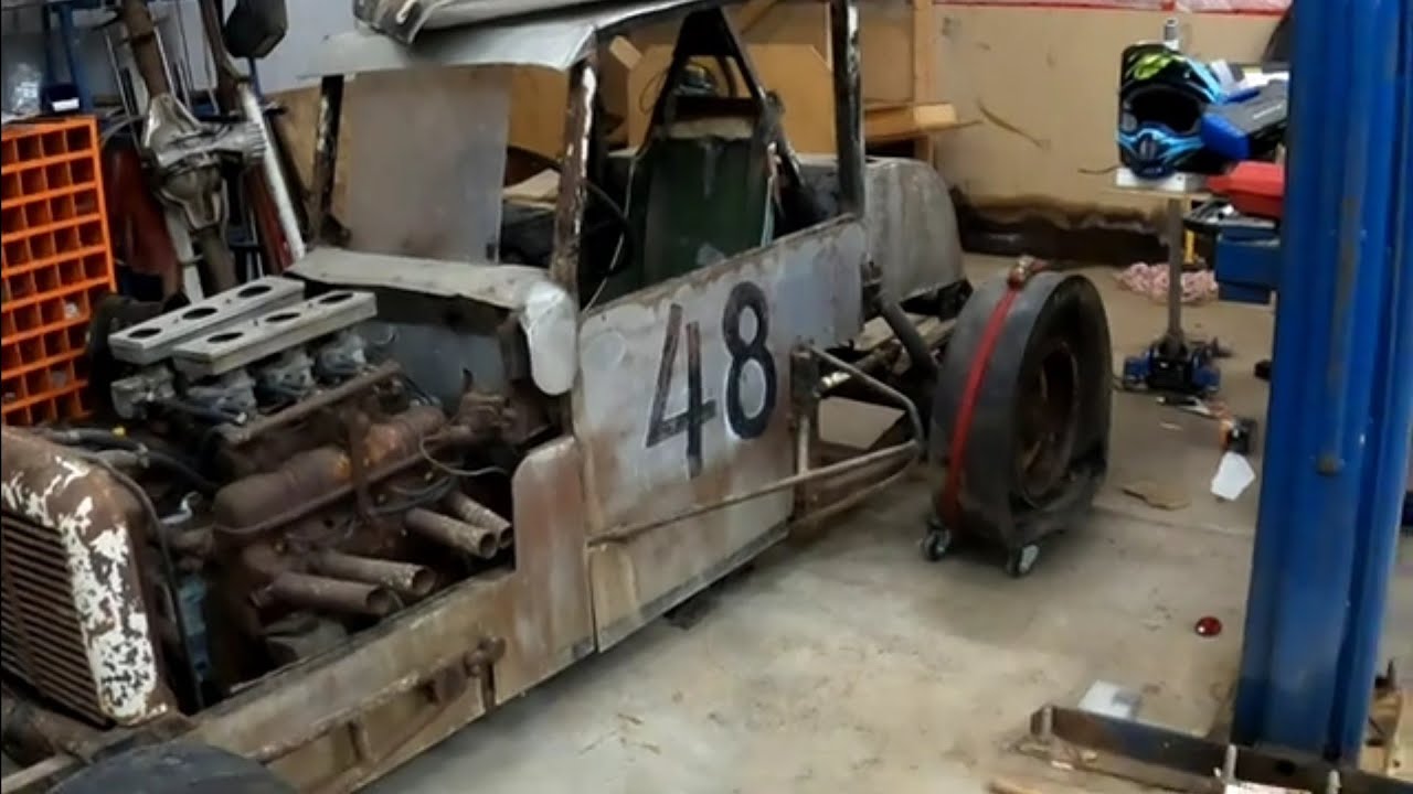 Dad's Barn Find 1960's Vintage Supermodified Race Car! - YouTube