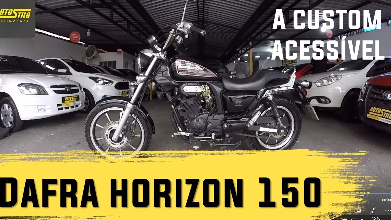 Dafra Horizon 150: Quer uma custom sem gastar muito?... Confira! - YouTube