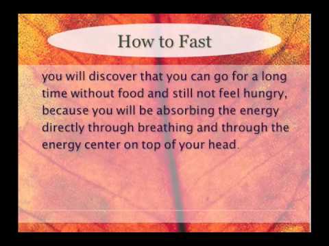Spiritual Fasting - A Secret Source of Power - YouTube