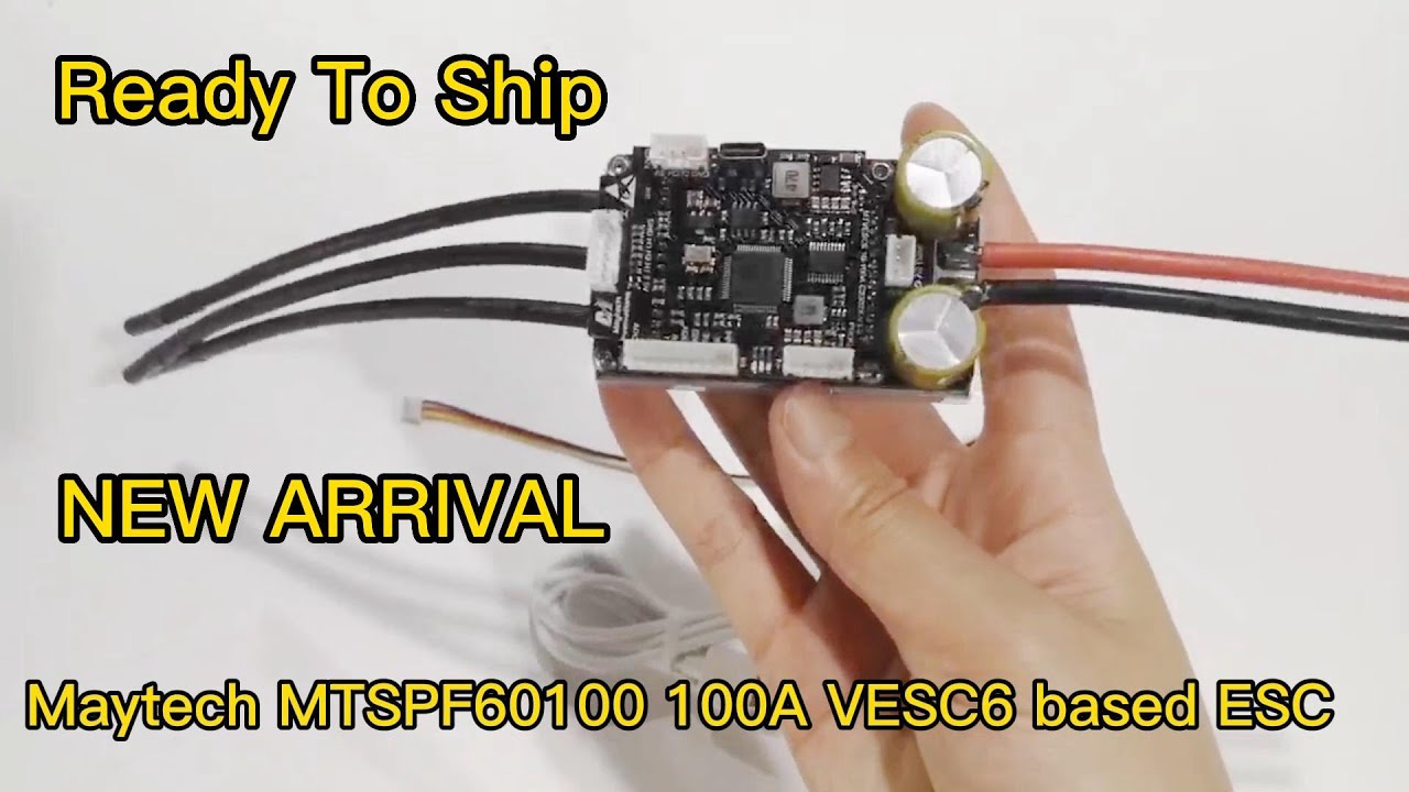 Maytech New 100A V6 VESC is Ready for Foil Assist System Robots Esk8 ...