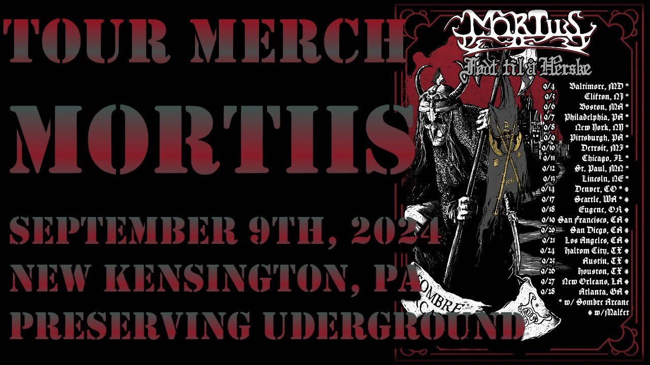 My Collection - Tour Merch - Mortiis - (September 9th, 2024) - YouTube