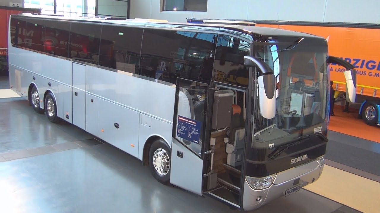 Scania Van Hool Acron TX16 Bus Exterior and Interior in 3D - YouTube