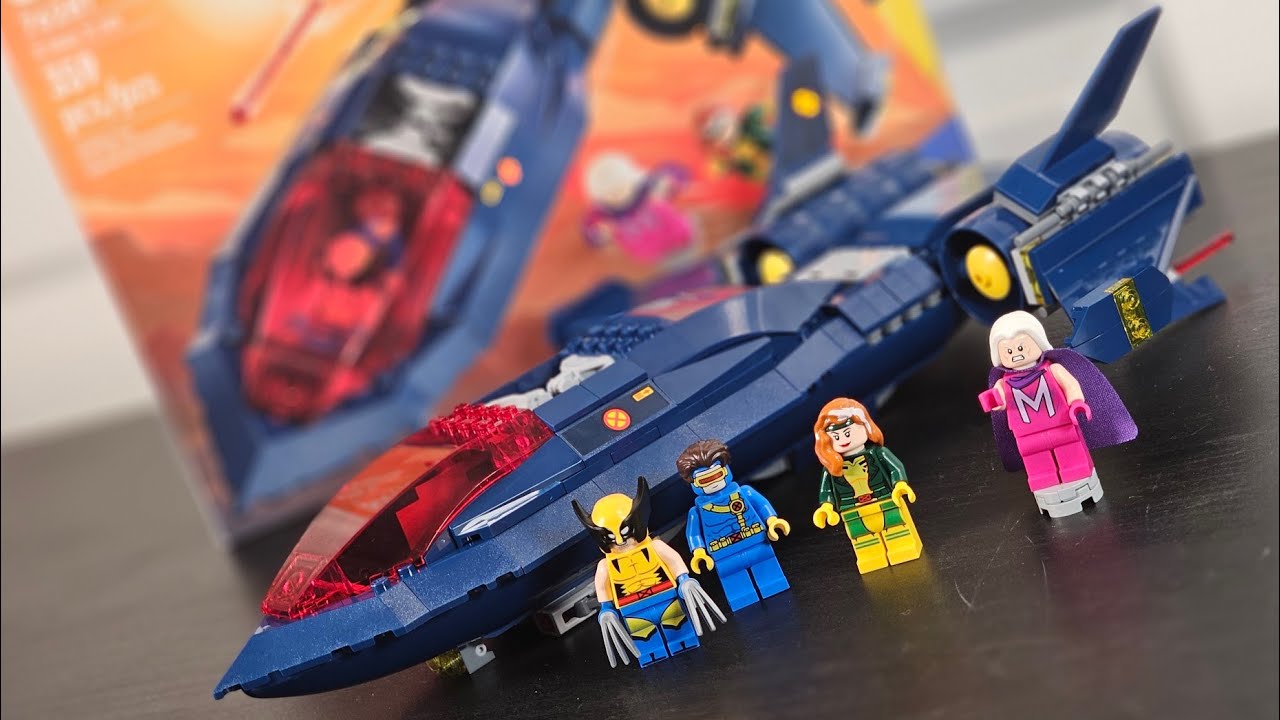 Assembling the LEGO MARVEL X-Men X-Jet (76281) #legobuild #legomarvel # ...