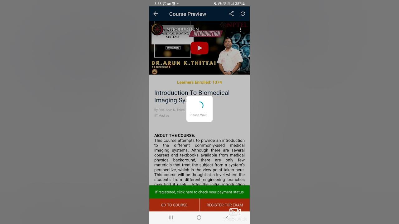 💥WEEK 2💥🔥100%🔥INTRODUCTION TO BIOMEDICAL IMAGING SYSTEMS ASSIGNMENT SOLUTION💥💥 - YouTube