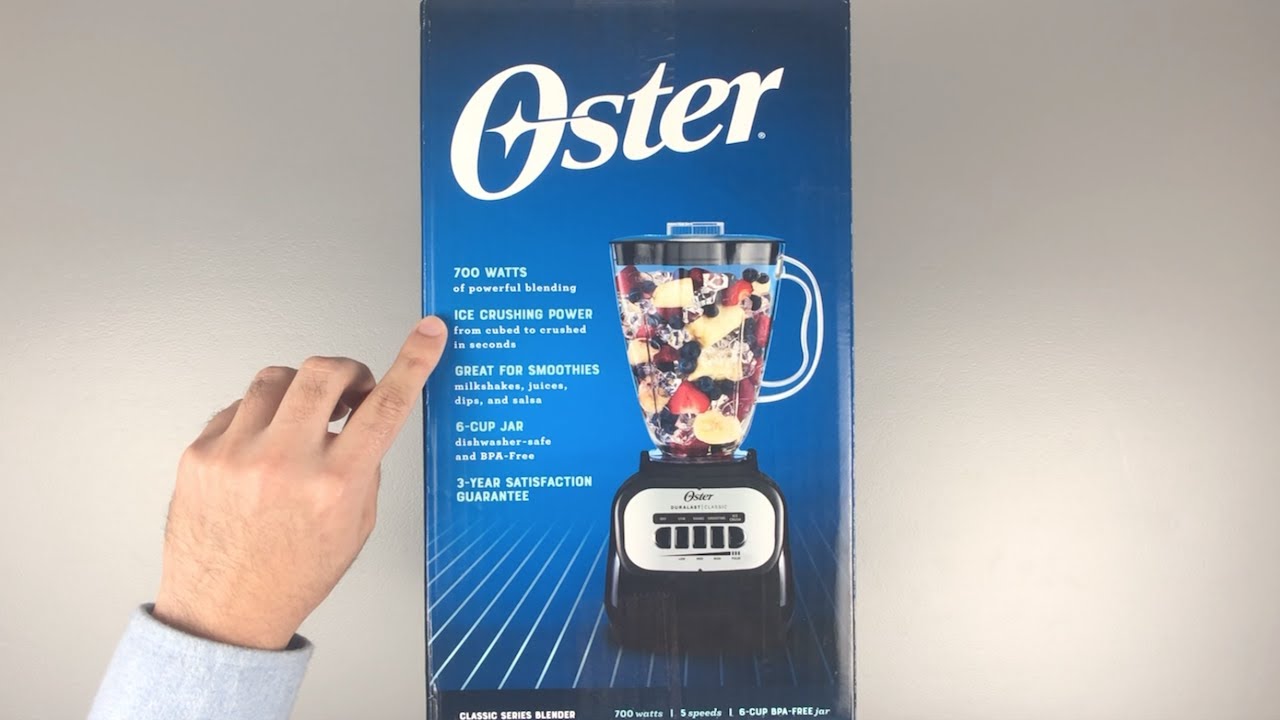 How To Assemble Oster Classic Blender at Jayden Madeleine blog