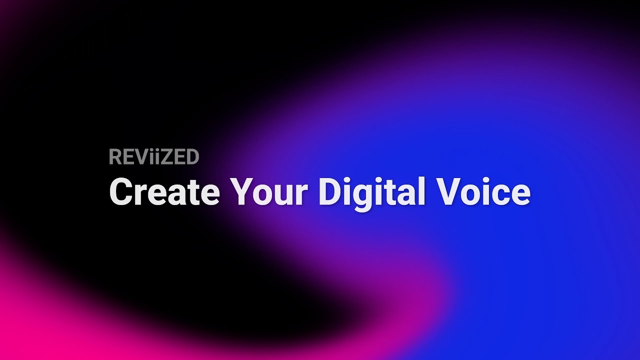Create Your Digital Voice - YouTube