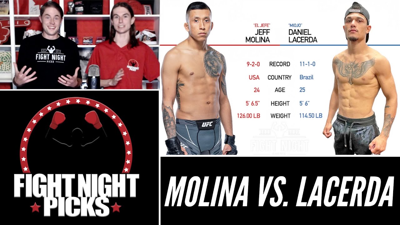 UFC Fight Night: Jeff Molina vs. Daniel Lacerda Prediction - YouTube