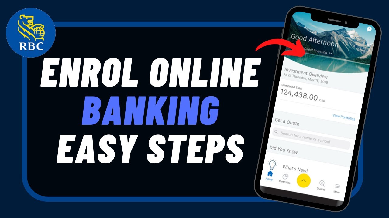Royal Bank of Canada RBC | Sign Up Online Banking - YouTube