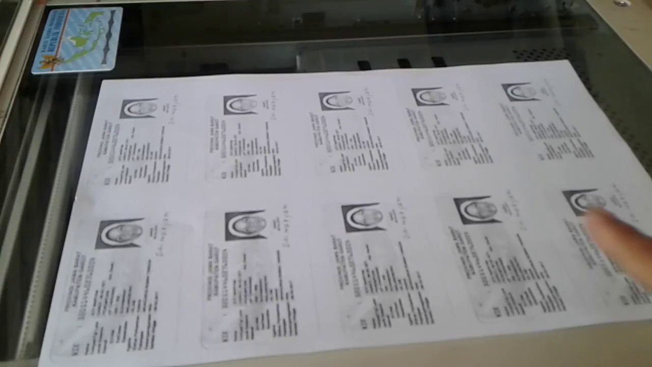 Cara Fotocopy KTP Menjadi 10 - YouTube