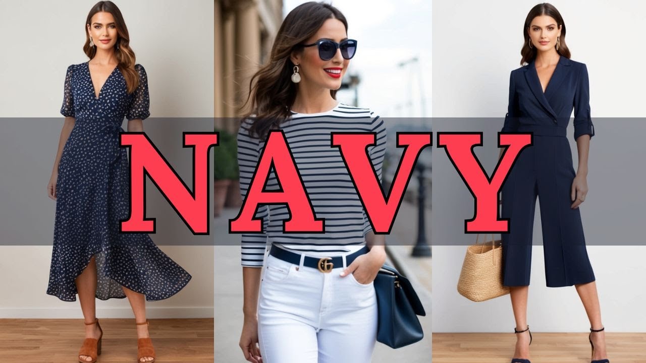 Navy Outfit Ideas for Spring 🌸 | 5 Stylish & Classy Ways to Wear Navy ...