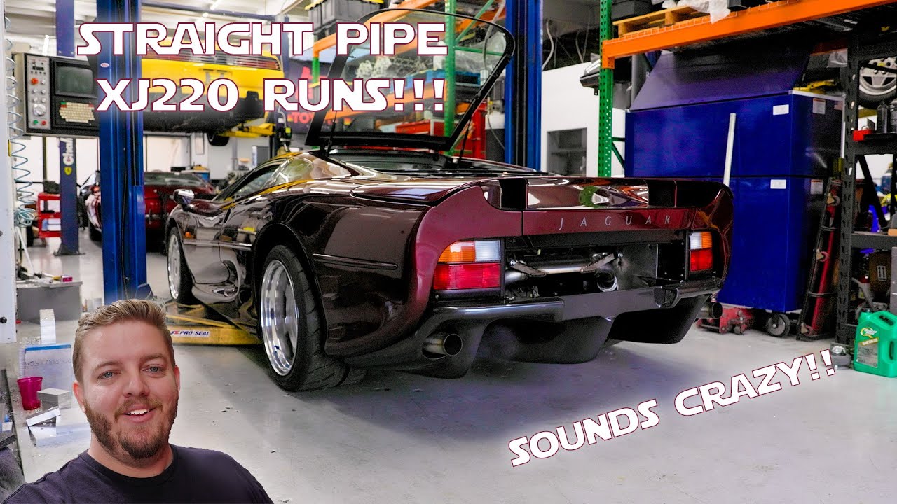 Modified XJ220 First Start!!! / XJ220 Build Ep 3 - YouTube