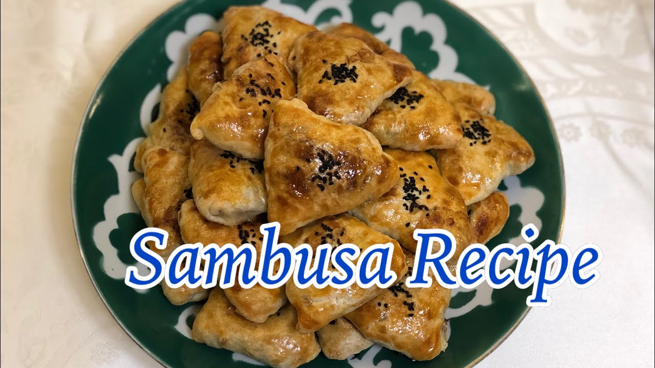 Sambusa Recipe. Tajik Samsa. Uzbek samsa. Individual meat pies ...