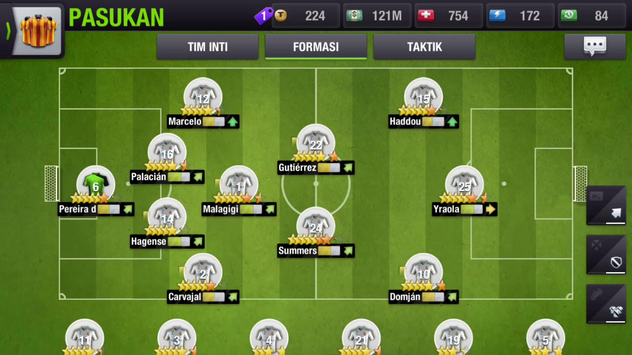 Formasi terbaik menyerang dan bertahan di top eleven 41221(451vstyle ...