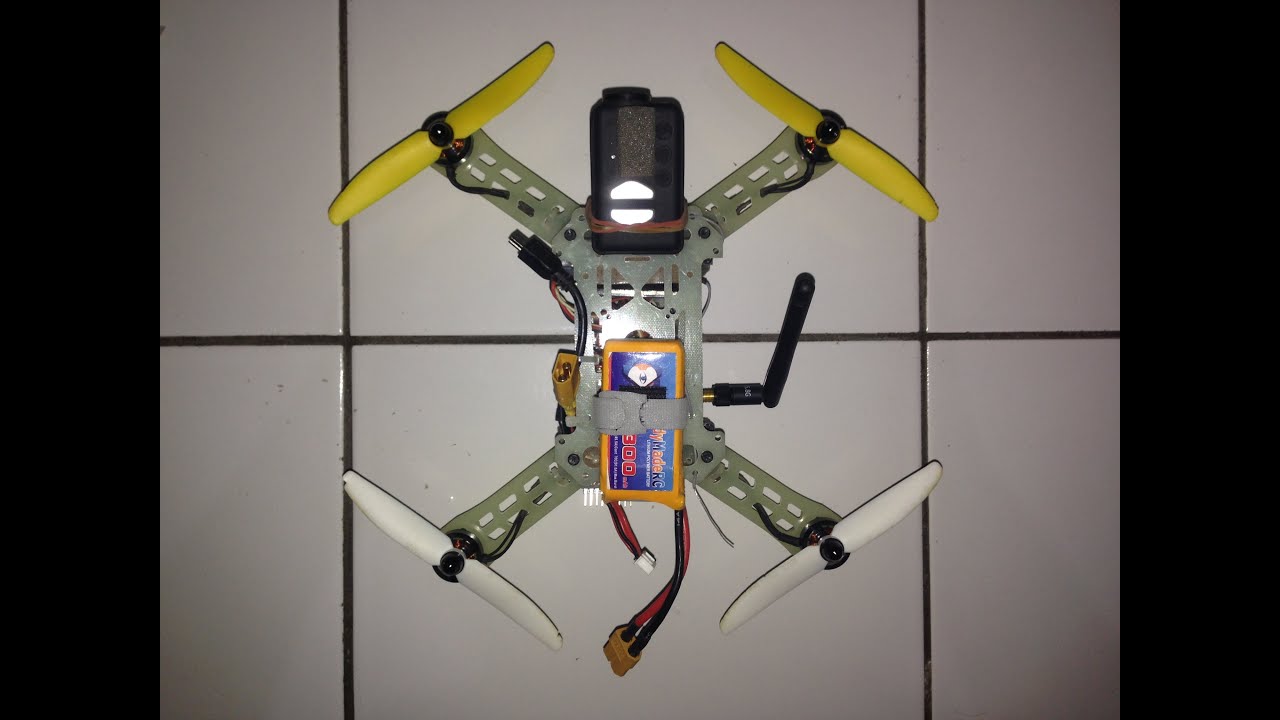 Flying in Acro (Manual) Mode - Mini X 260 G10 Frame - Acro Naze32 - YouTube