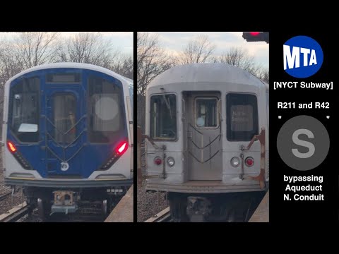 NYC Subway: New Open Gangway R211T #4040-4049 & R42 Protection Train ...