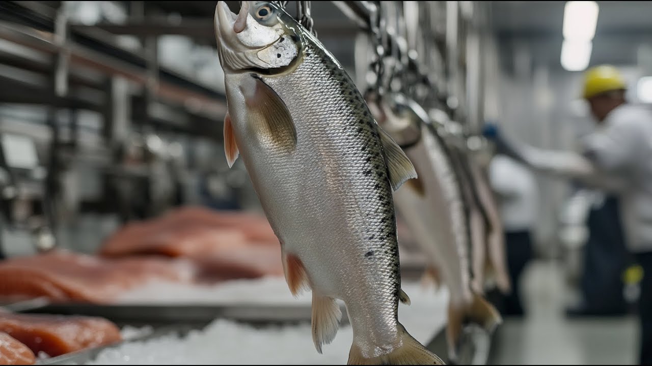 How To Raise Millions Of Atlantic Salmon On Sea Farms - Processing ...